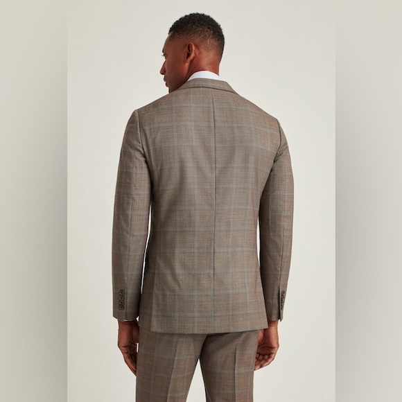 Lineage | Suits & Blazers | Lineage Dark Taupe Suit Slim Fit Jacket 4 R ...